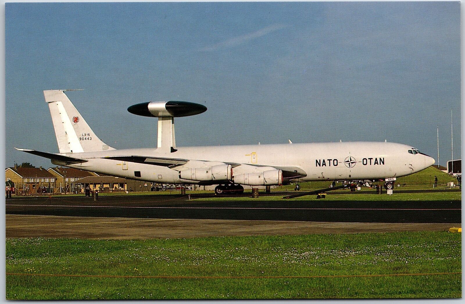 Airplane Boeing E-3A Sentry LX-N90443 of NATO/AEWF RAF Mildenhall ...