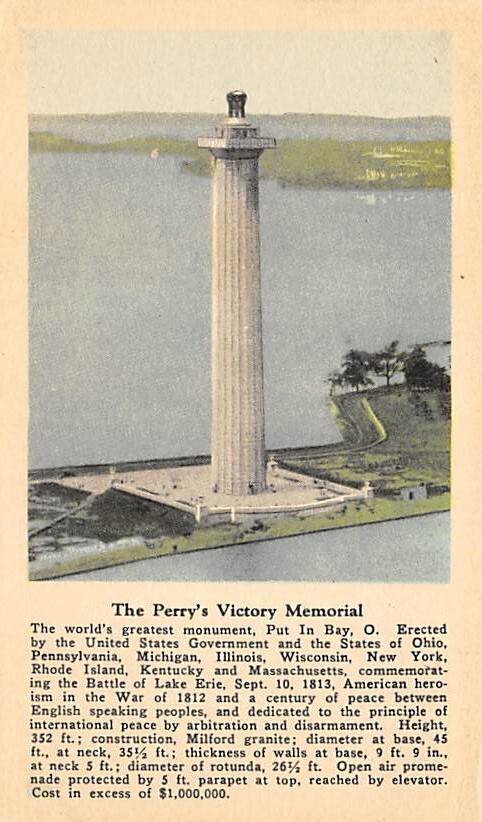 The Perry's Victory Memorial View Images | Topics - Other, Postcard ...