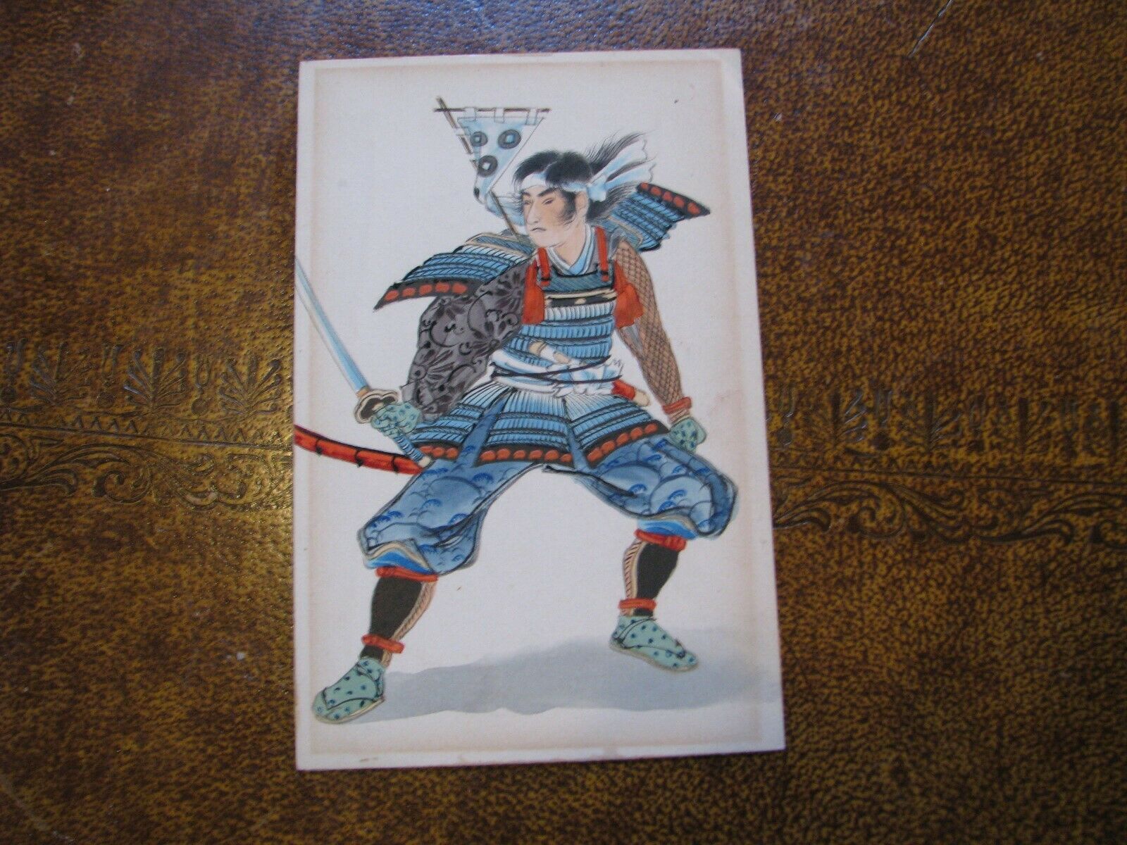 Vintage Japan Postcard Samurai Warrior Undivided Back - Read Descripton ...