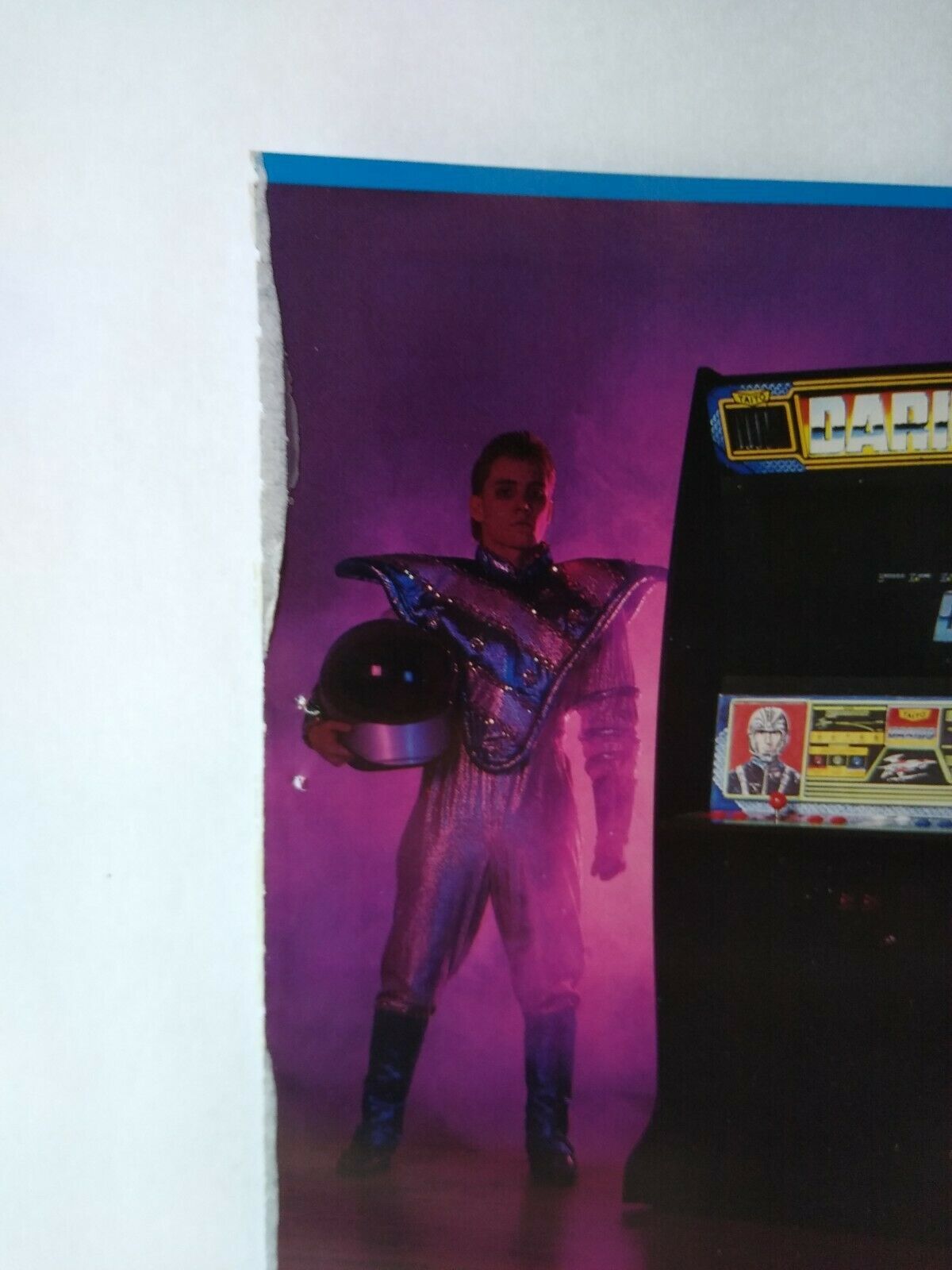 Darius Arcade Game Flyer 1987 Original Artwork Space Age 8.5" x 11 ...
