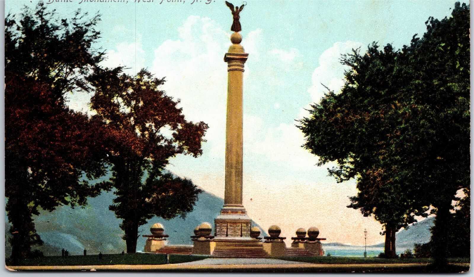 Vintage Postcard the Battle Monument Located at West Point New York C ...