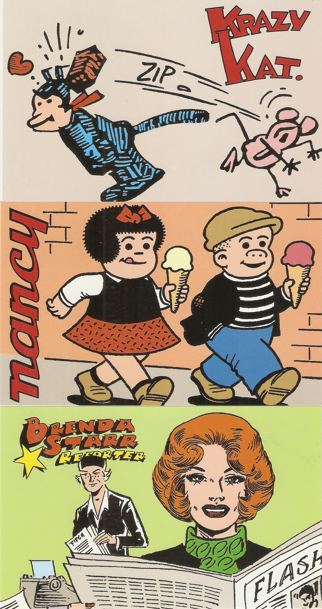 Comic Strip Classics Postal Cards Issued by USPS in 1995. Complete set ...