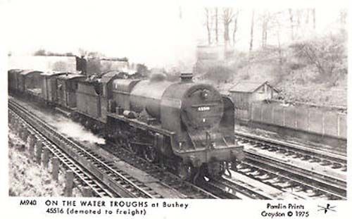 On The Water Troughts Hertfordshire Bushey Rare Train Railway Photo ...