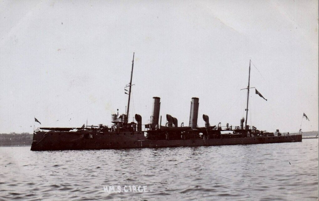 RPPC Photo British Royal Navy WWI HMS Circe torpedo gunboat | Other ...