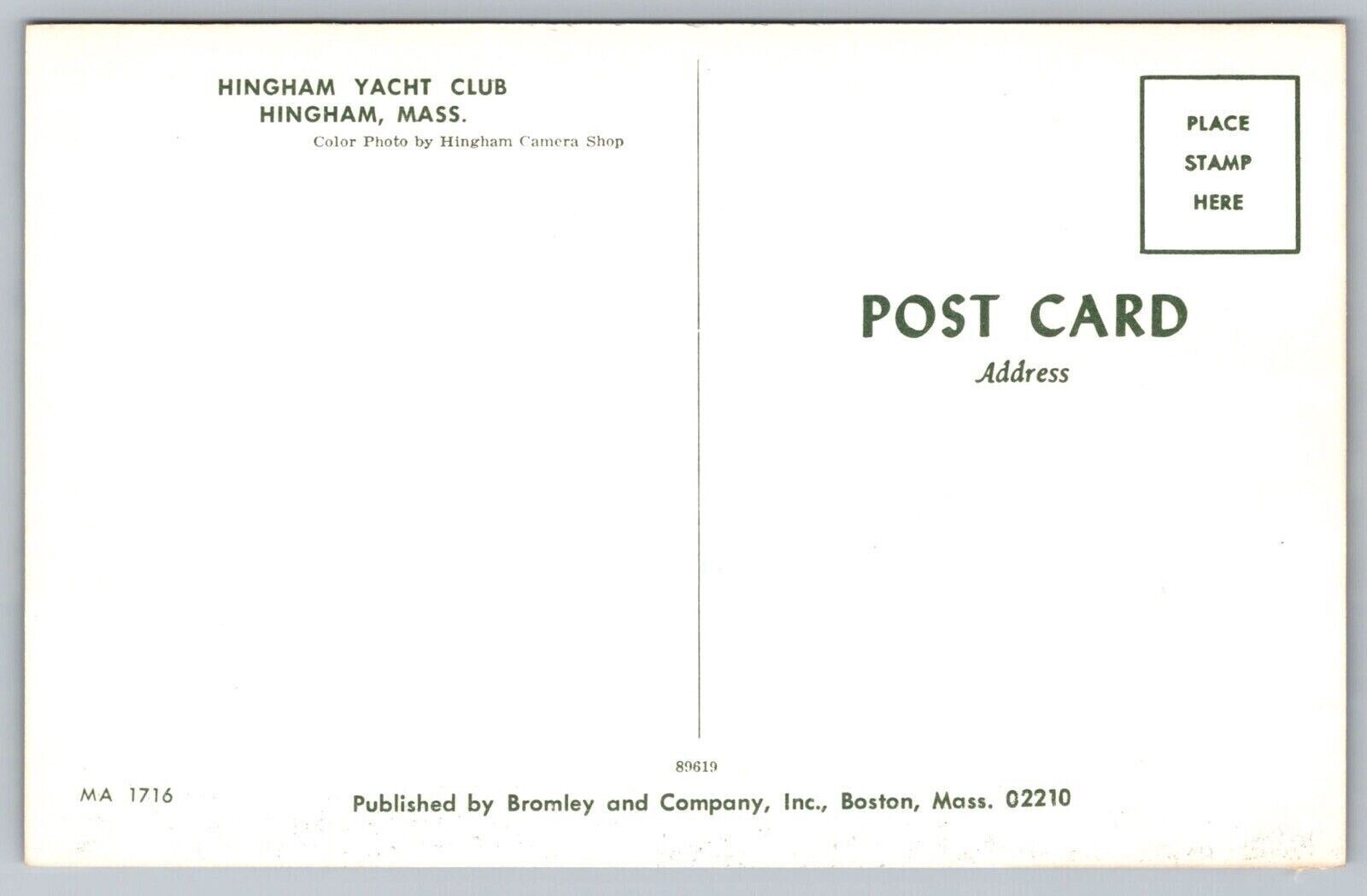 Hingham Yacht Club Massachusetts Boats Pier Dock American Flag Mass MA ...