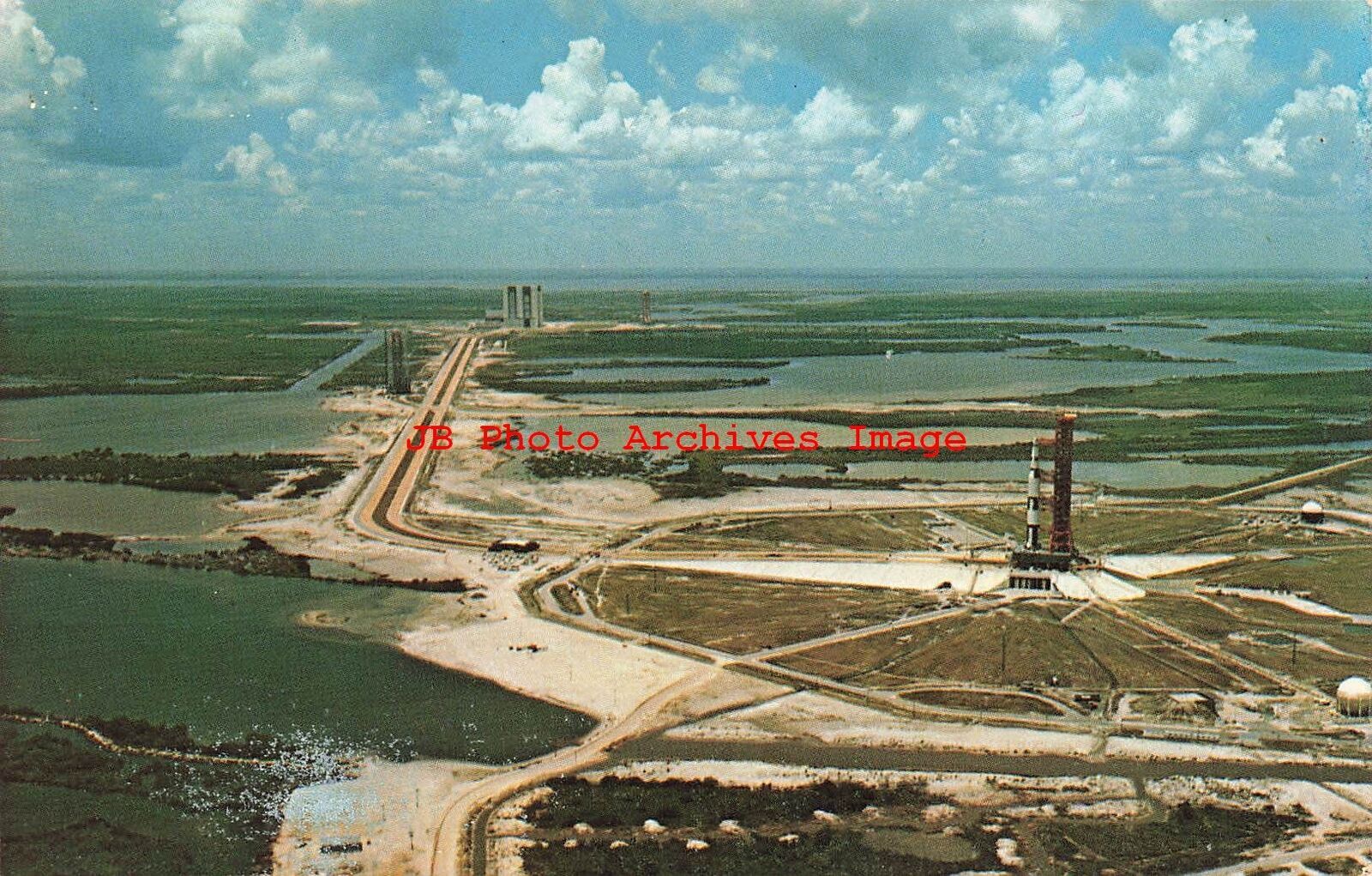 FL, Cape Canaveral, Florida, Kennedy Space Center, Aerial Of Pad 39A ...