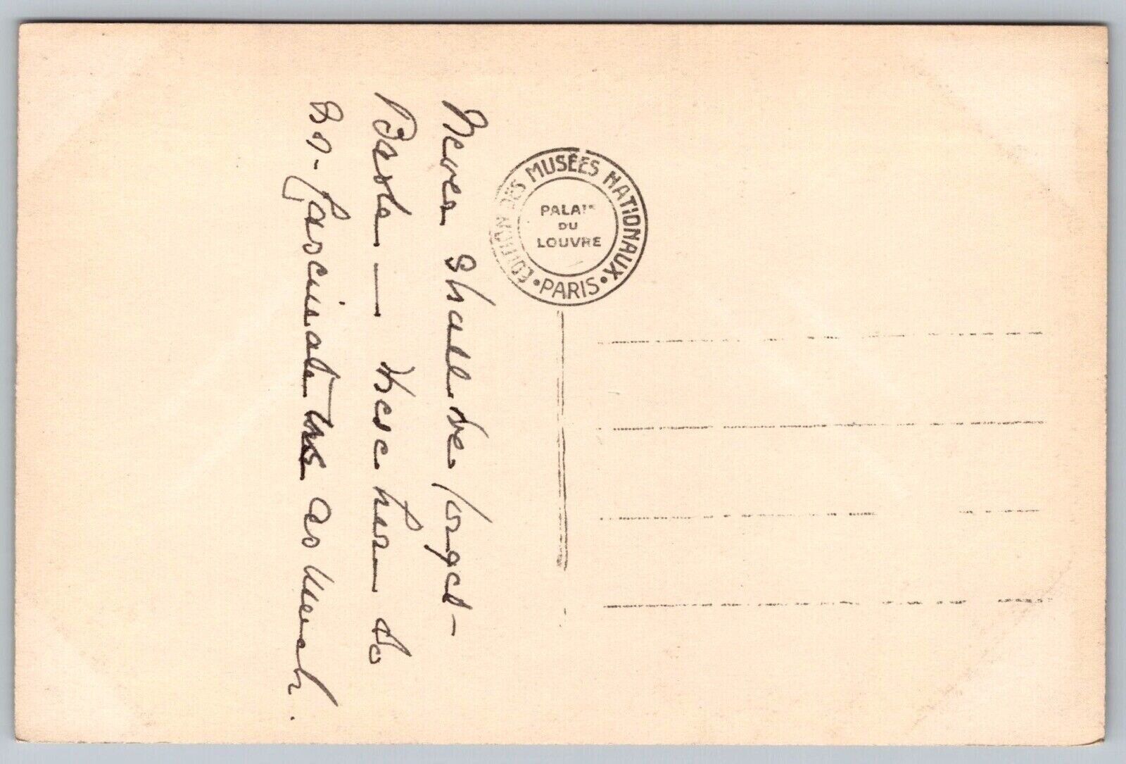 Musee Du Louvre Holbein Portrait D’Erasme Antique Postcard PM Edimon ...