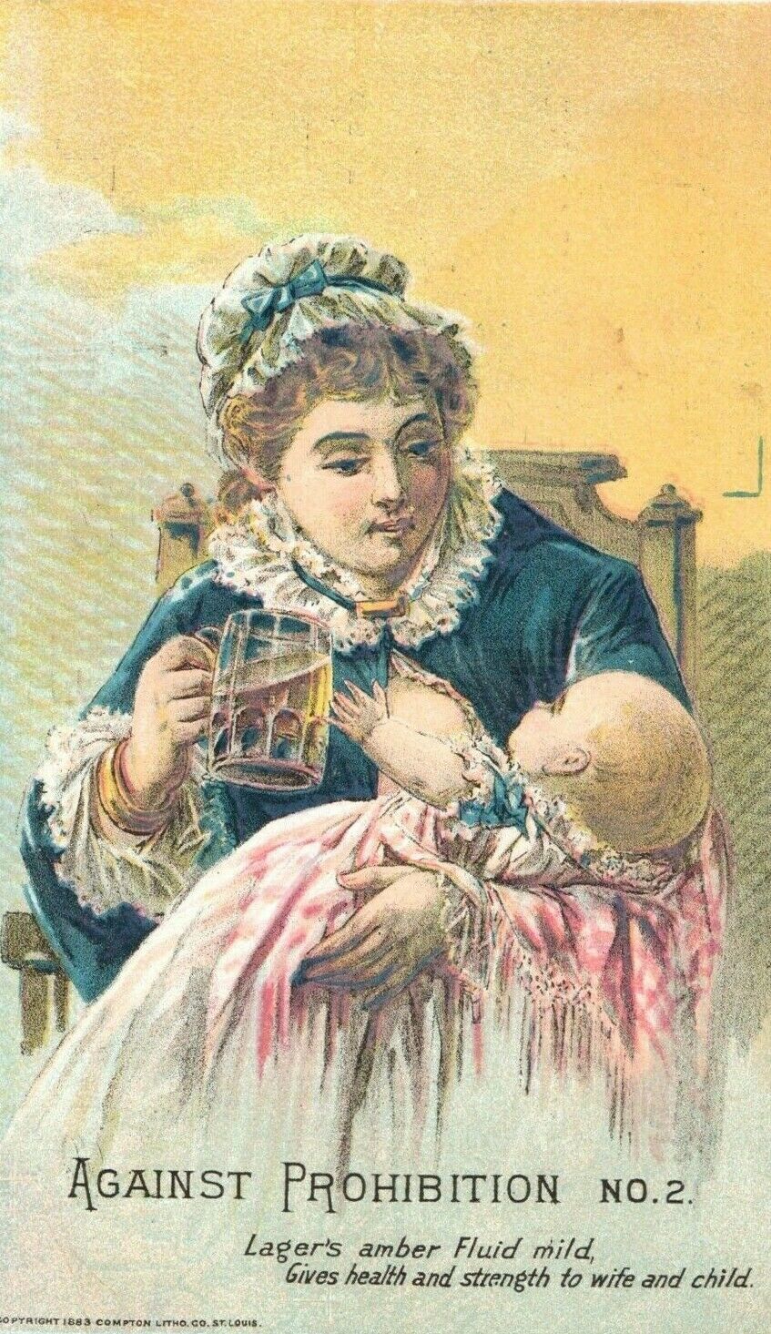 1883 Against Prohibition Dolphis Bourgeois Rochester Lager Indian Pale ...