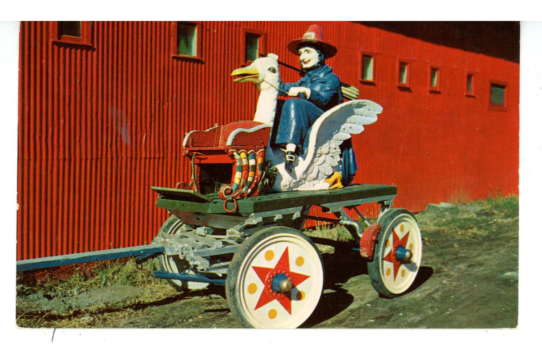WI - Baraboo. Circus World Museum, Wood-Carved "Mother Goose" Float ...