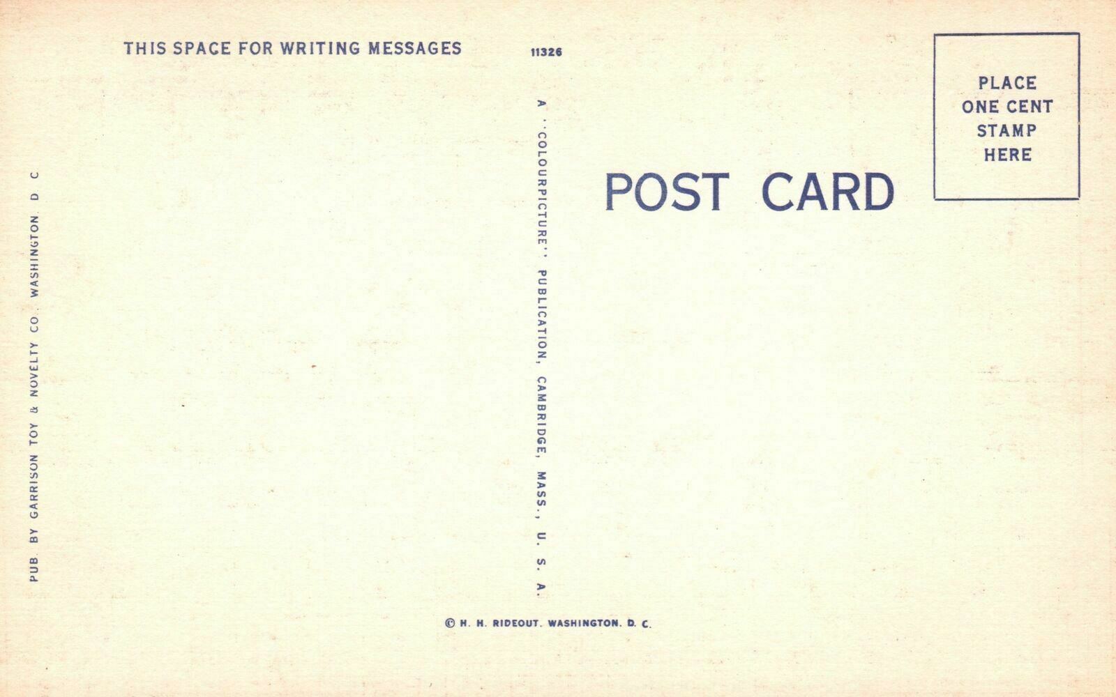 Vintage Postcard 1930's United States Capitol and Fountain Washington D ...