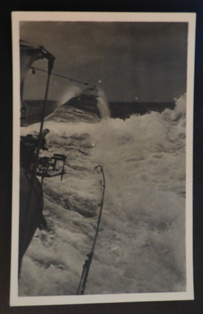 Mint Germany Picture Postcard U Boat Submarine at Sea Rough Ocean WW2 ...