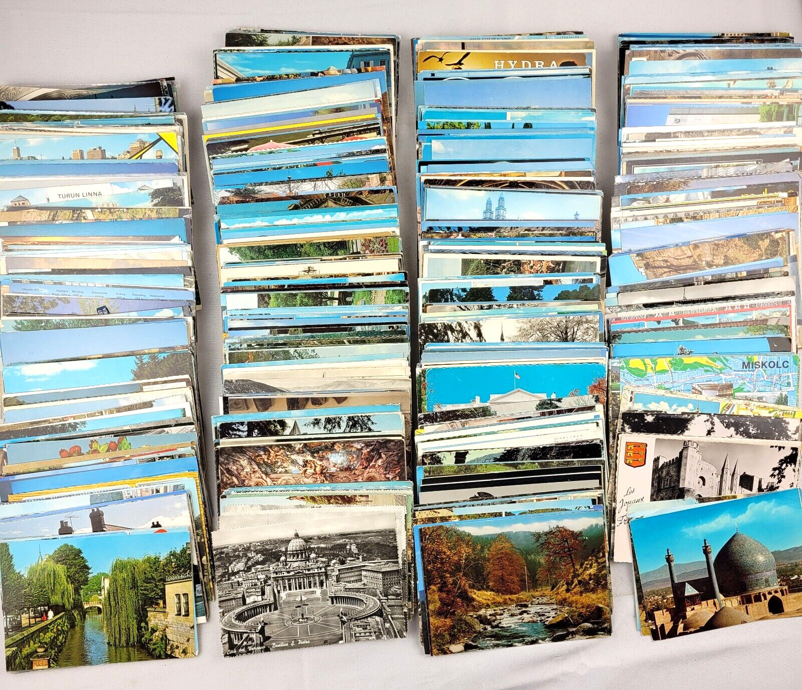 Huge Lot Postcards 1000+ Foreign Churches Towns Streets Landscape Ocean ...