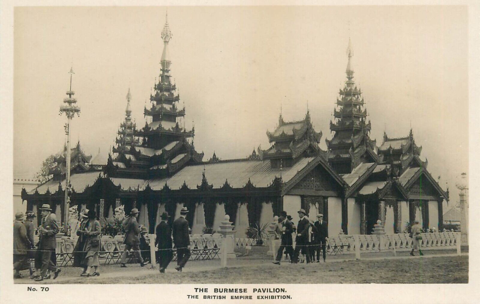 BURMA ( MYANMAR ) British Empire Exhibition 1924 Burmese Pavilion ...