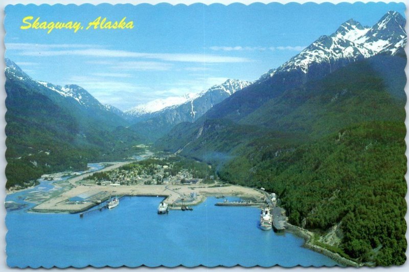 Postcard - An Aerial View Of Skagway, Alaska | United States - Alaska ...
