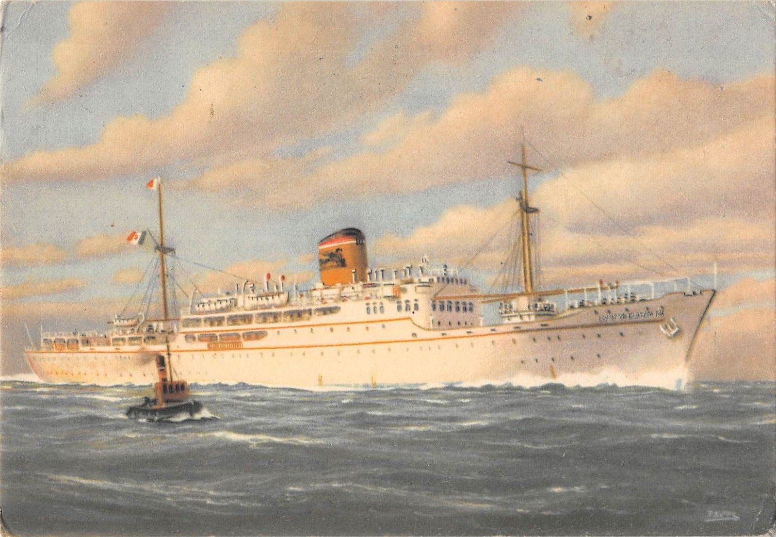 BR57598 les nouveau paquebots enotria messapia ship bateaux | Other ...