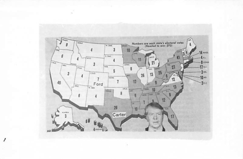 Carter map Carter map | Topics - Politics - People, Postcard / HipPostcard