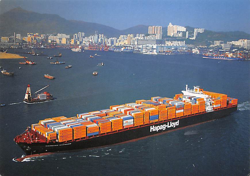MS Hamburg Express Hapag Lloyd Freighter Ship | United States ...