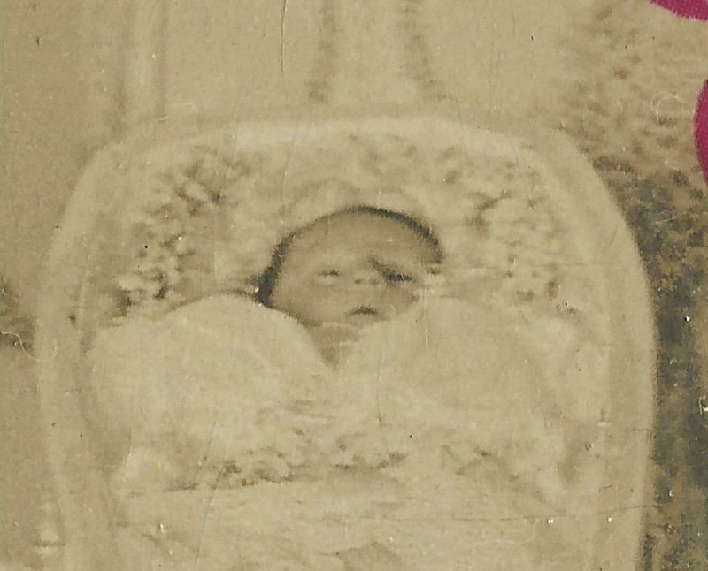 RPPC c1910 POST MORTEM Wake DEAD BABY Child WHITE COFFIN Casket PARLOR ...