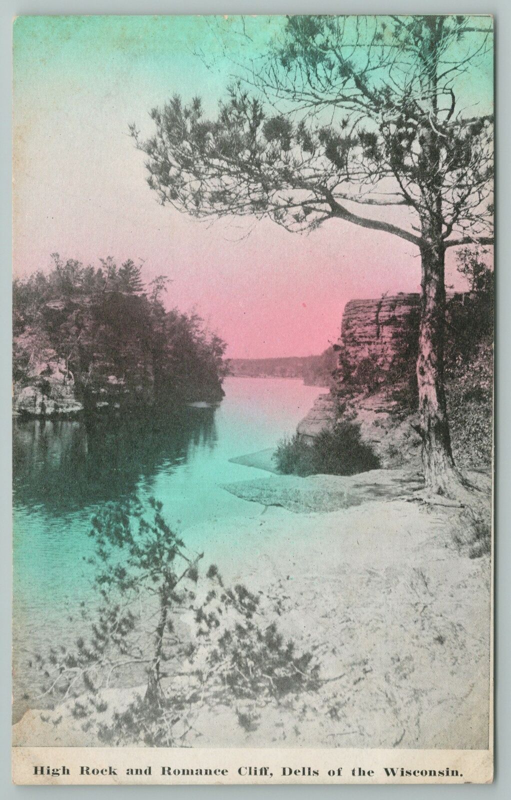Wisconsin Dells~High Rock & Romance Cliff & View of River~Vintage ...