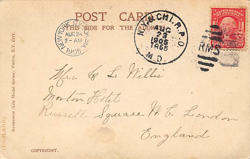 Lead kindly light poem R.P.O., Rail Post Offices PU 1905 | Topics ...