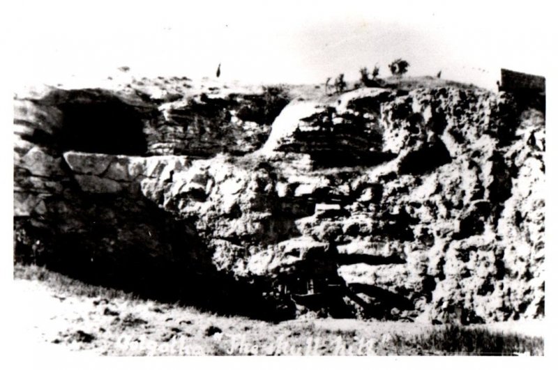 Gordons Calvary Jerusalem Israel Black And White Postcard | Asia ...