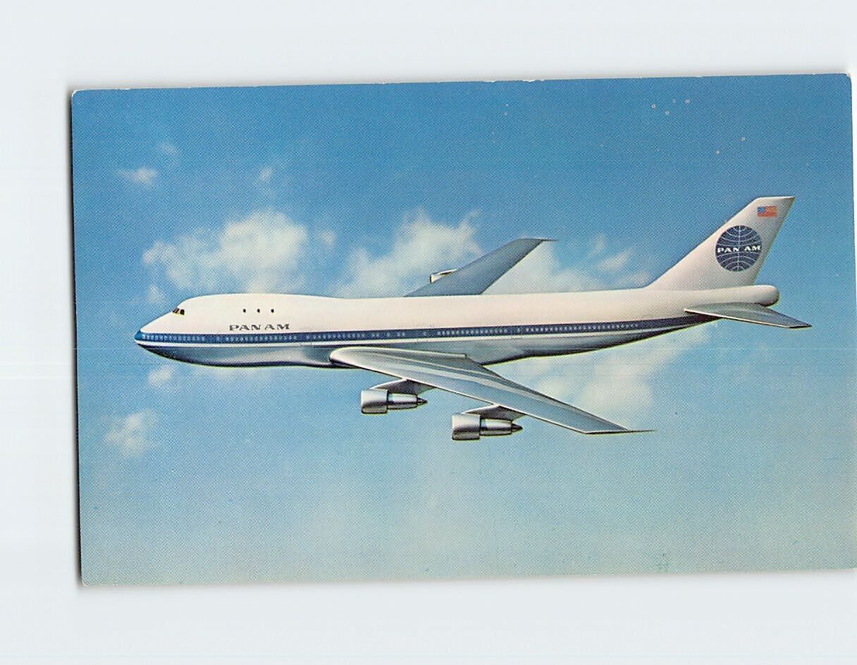 Postcard Boeing 747 Super Jet Pan Am Airlines | Other / Unsorted ...