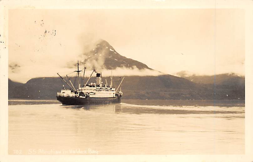 SS Aleutian The Alaska Line Ship Postal used unknown | Topics - Other ...