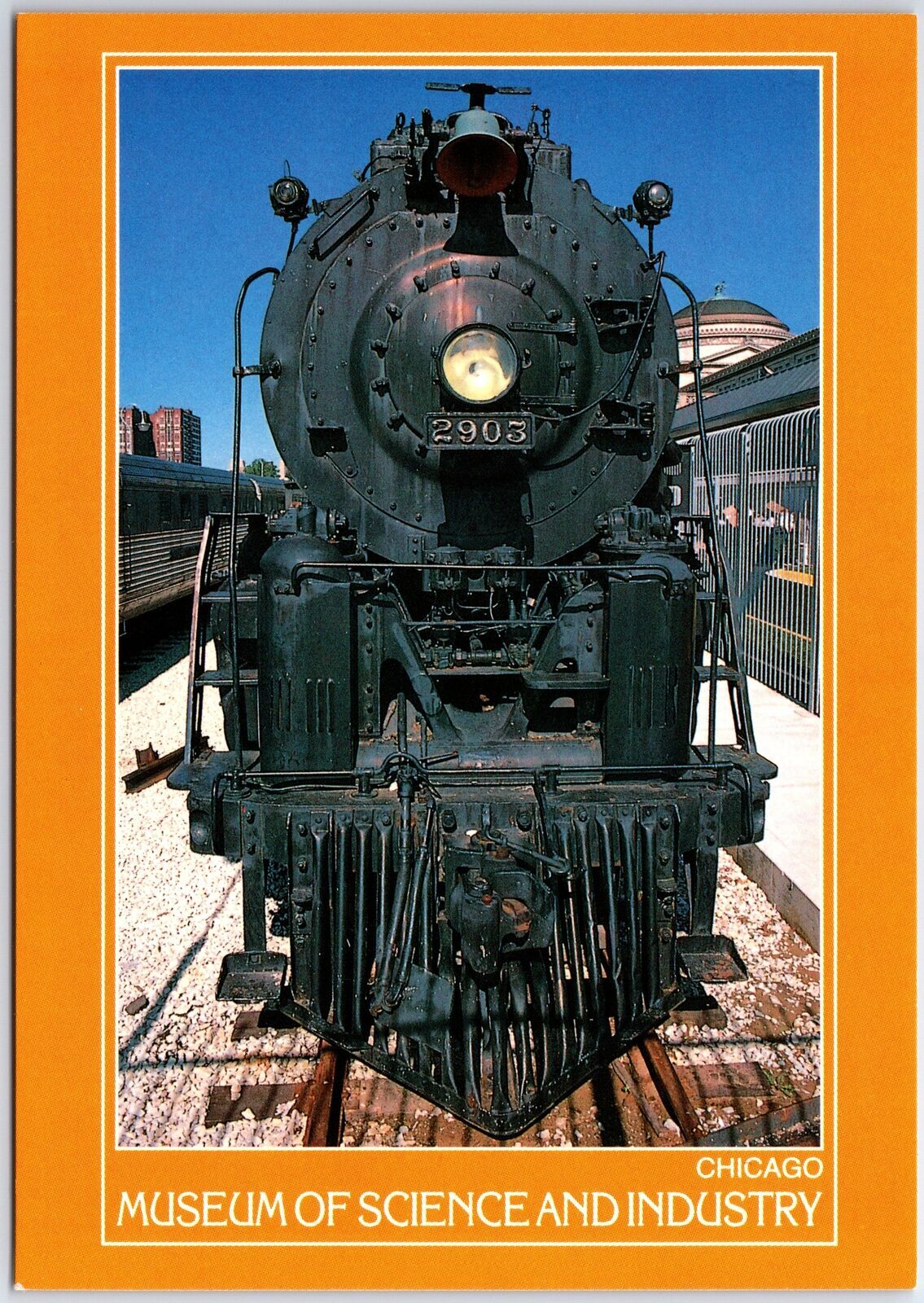 Vintage Continental Size Postcard the 2903 Locomotive at Museum of ...