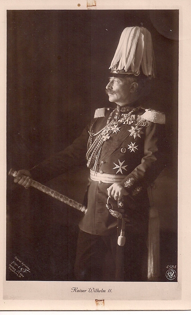RPPC ROYALTY GERMANY, Kaiser Wilhelm II in Military Dress Uniform ...