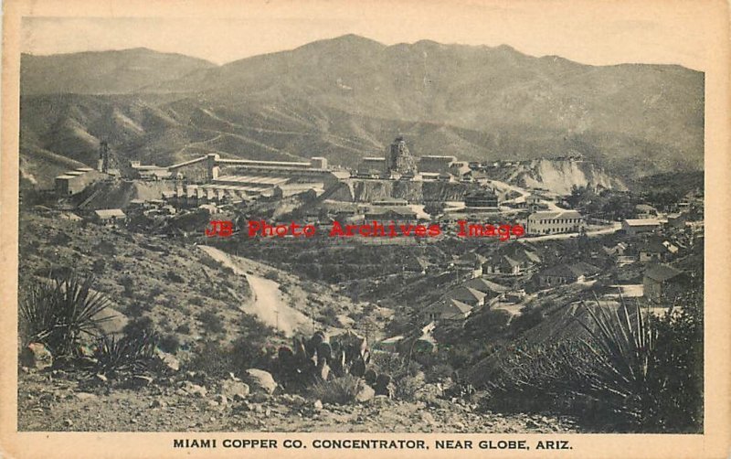 AZ, Globe, Arizona, Miami Copper Co Concentrator, Mining, Mine ...