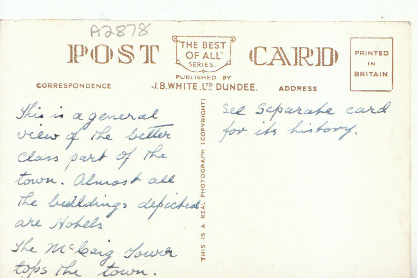 Scotland Postcard - Oban from The Corran Esplanade - Real Photograph ...