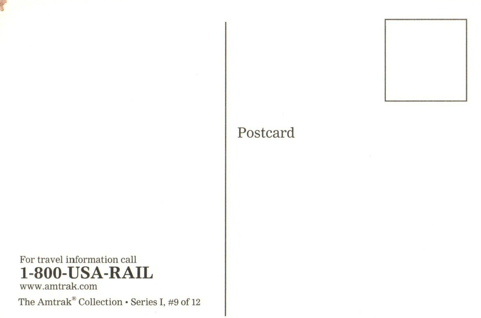 Vintage Amtrak Postcard Railroad Train Collection Series I -- #9 of 12 ...