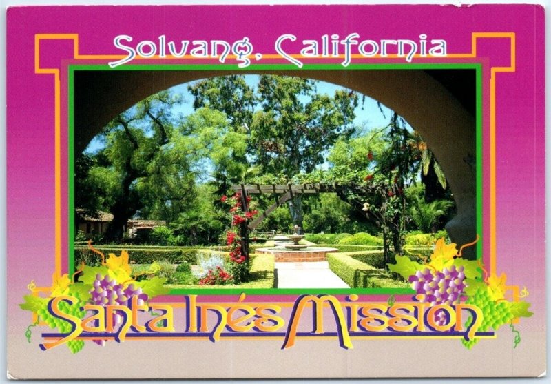 Postcard - Hidden Gem of the California Mission, Santa Inés Mission ...