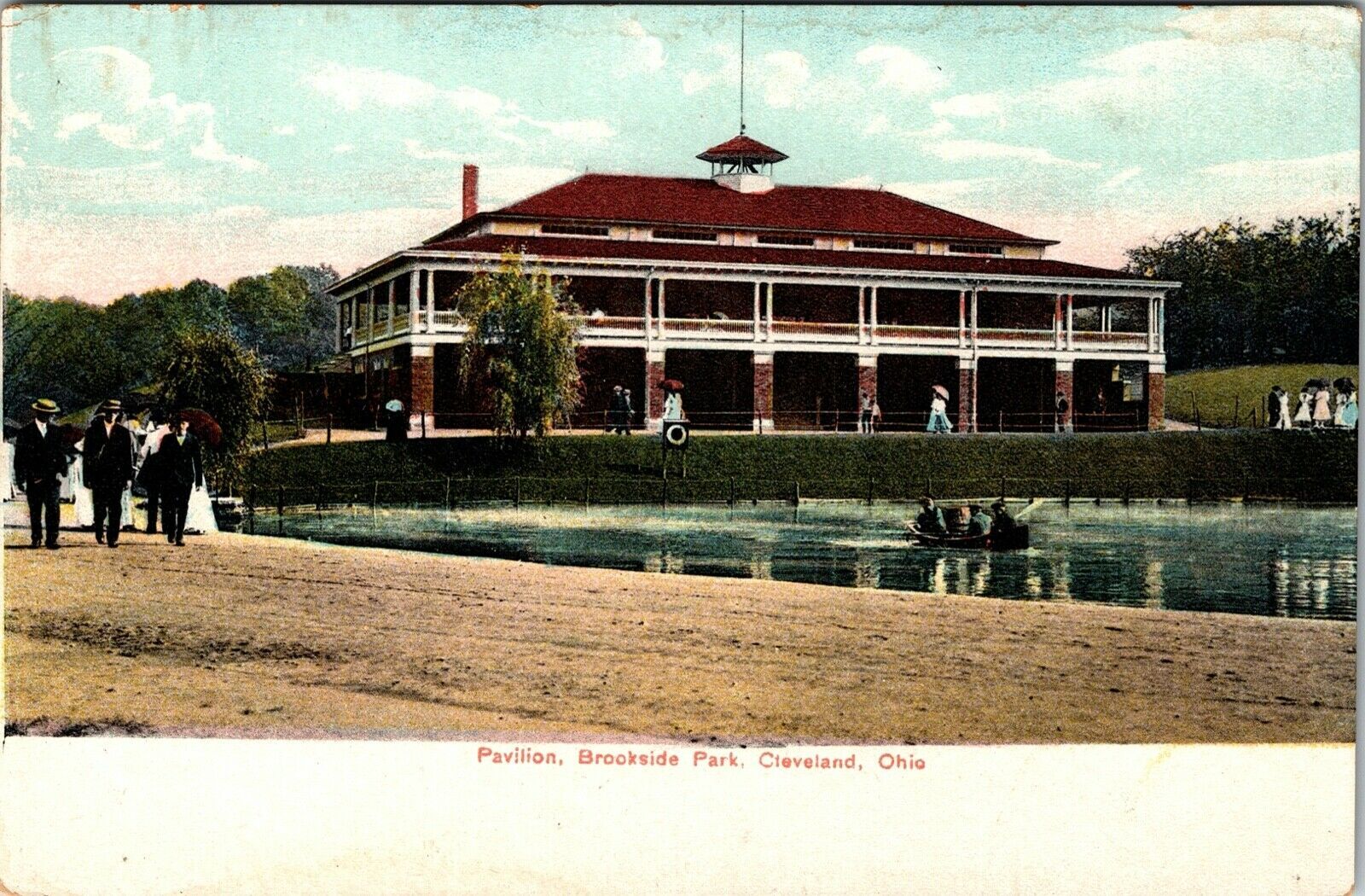 Pavillon Brookside Park Cleveland Ohio Vintage Postcard OH Early 1900's ...