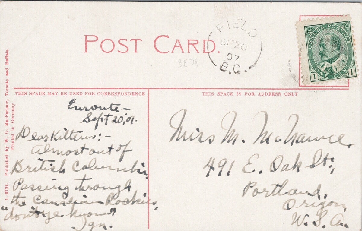 SS 'Princess Victoria' Ship Vancouver Victoria Route BC c1907 Postcard ...