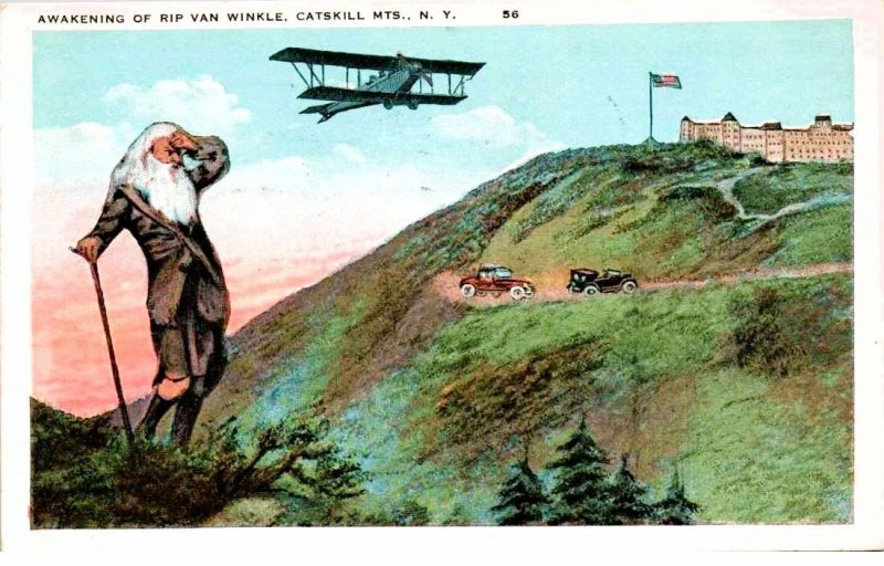 Catskill Mountains, New York - Awakening of Rip Van Winkle - 1937 ...