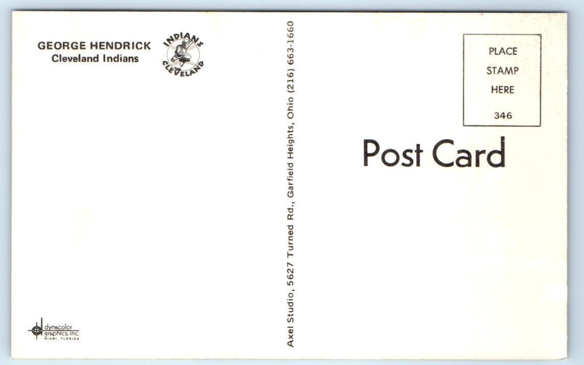 3 Postcards CLEVELAND INDIANS Baseball Players DAVE DUNCAN, Leron Lee ...