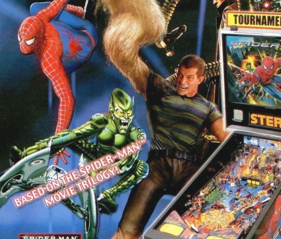 Spider-Man Pinball Flyer Original Marvel 2008 NOS Venom Superhero Comic ...