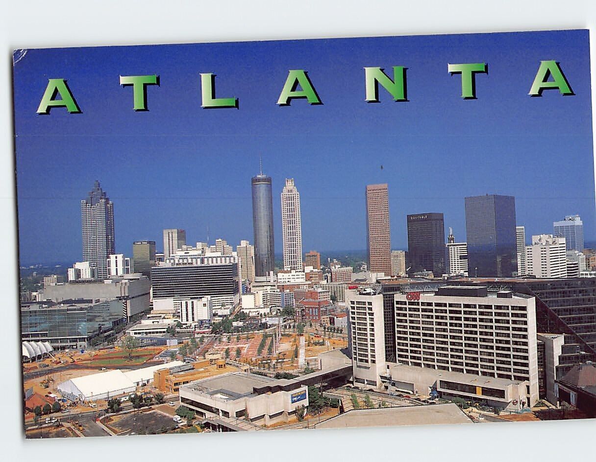 Postcard A View of the Atlanta Skyline Georgia USA | Asia & Middle East ...