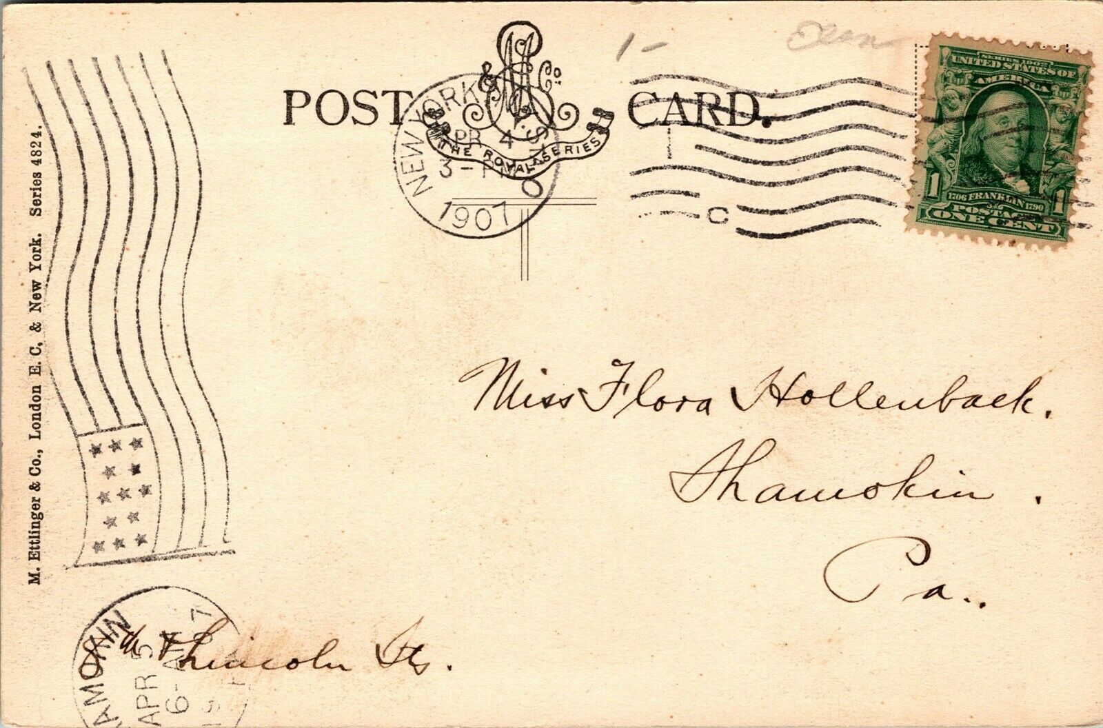 Vtg Broadway South from Warren Street New York City NY 1907 Postcard ...