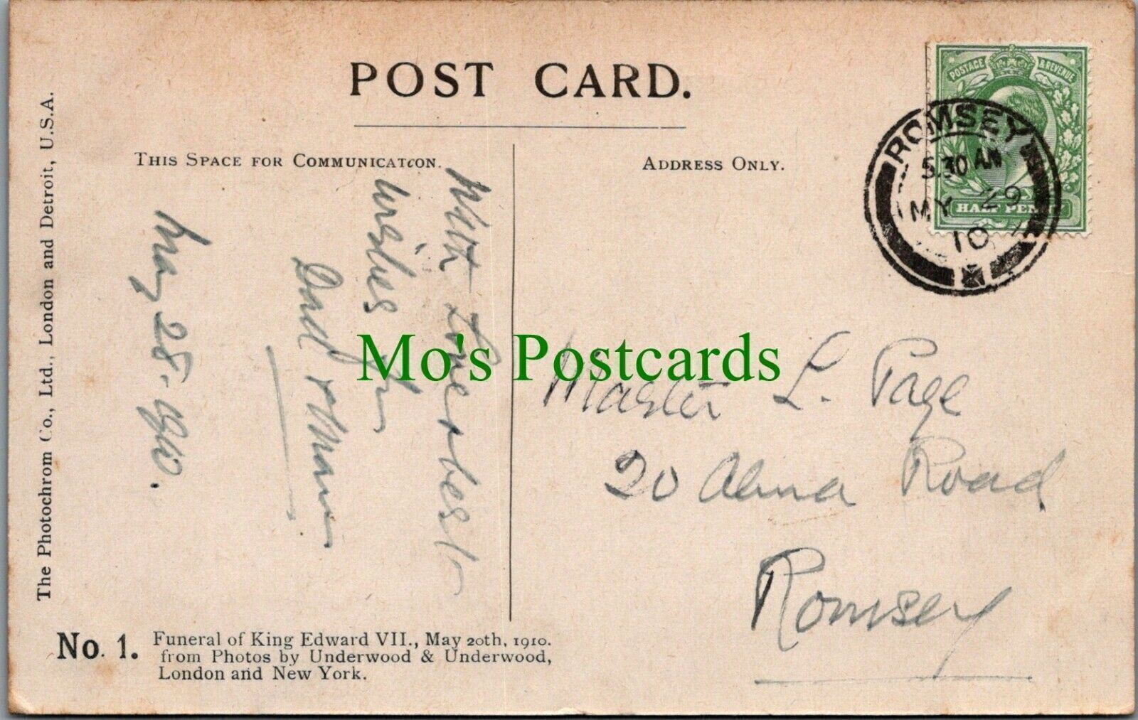 Royalty Postcard - Funeral of King Edward VII, Windsor Castle ...