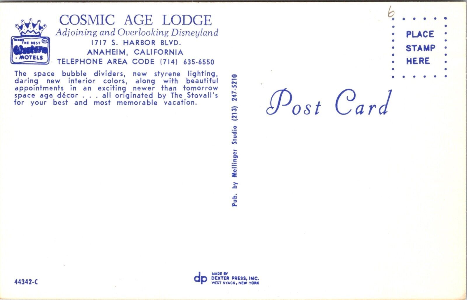 Cosmic Age Lodge 1717 S Harbor Blvd Anaheim, California Disneyland Best ...