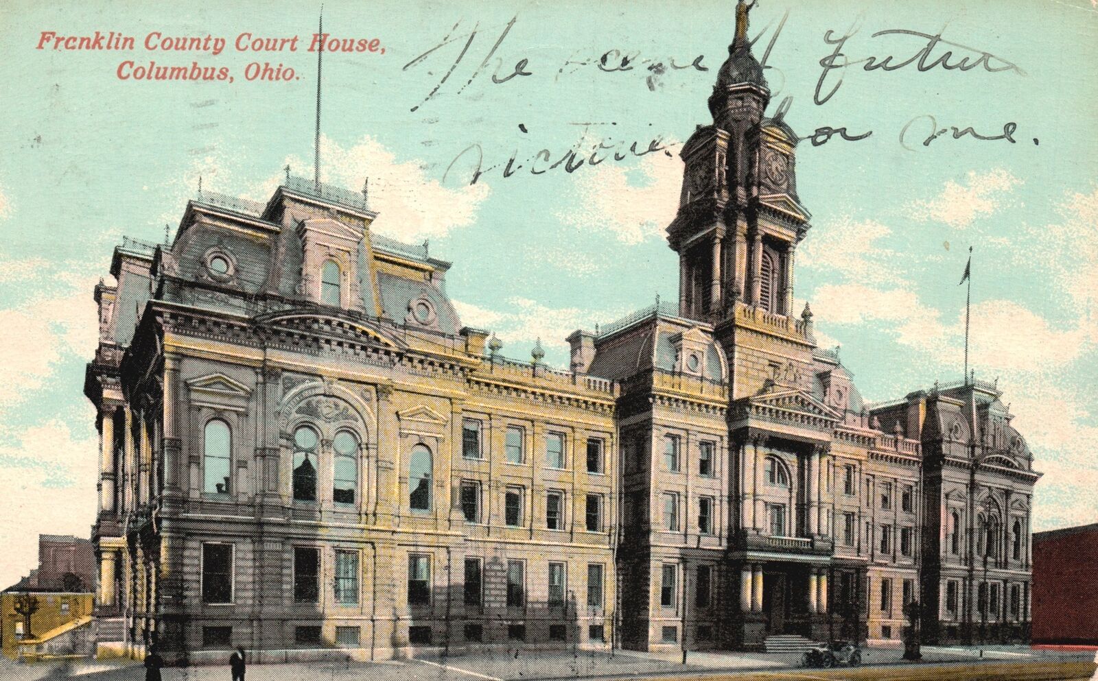 Vintage Postcard 1910's Franklin County Courthouse Landmark Columbus ...