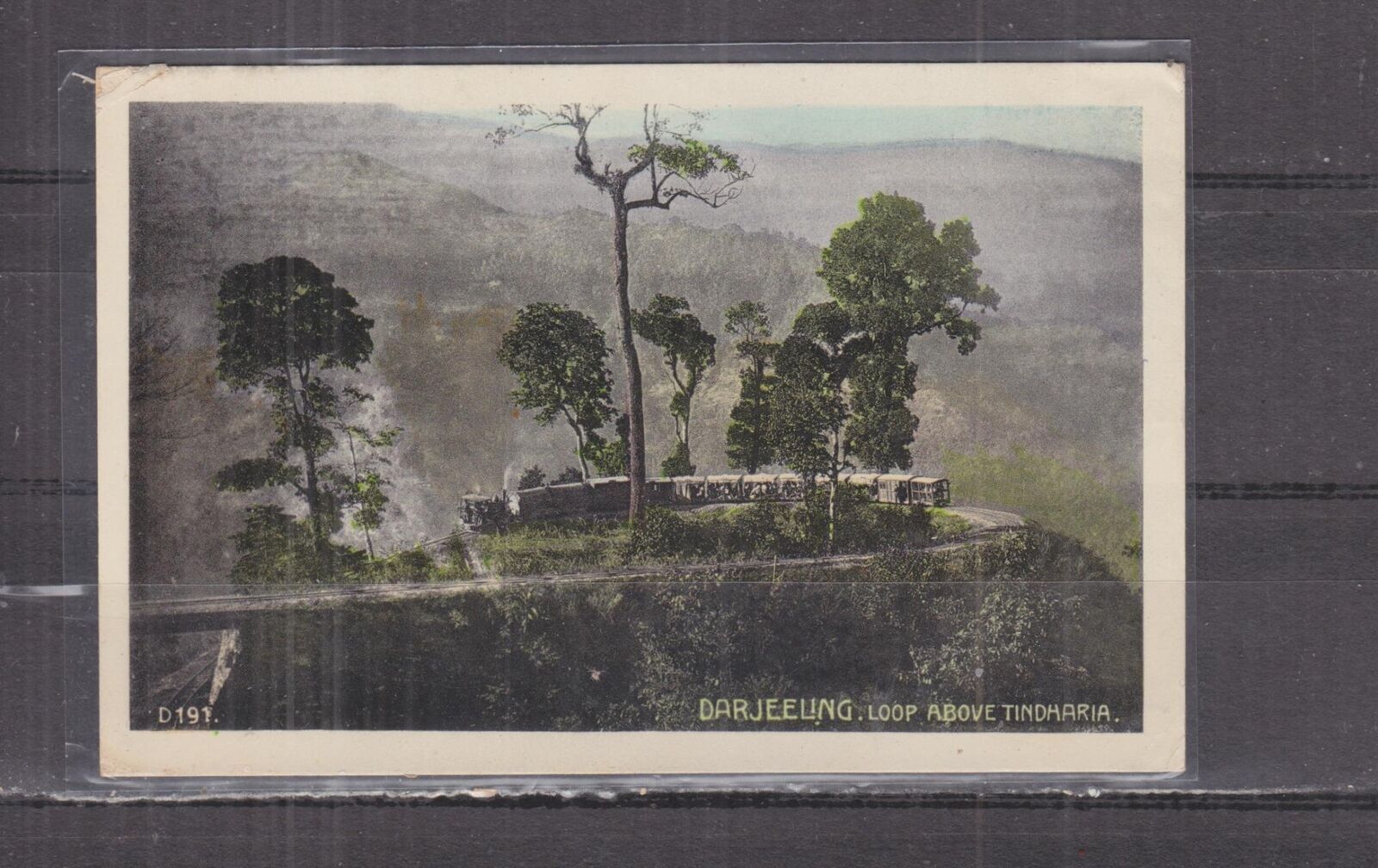 India, Darjeeling, Loop Above Tindharia, Train, C1910 Ppc., Unused ...