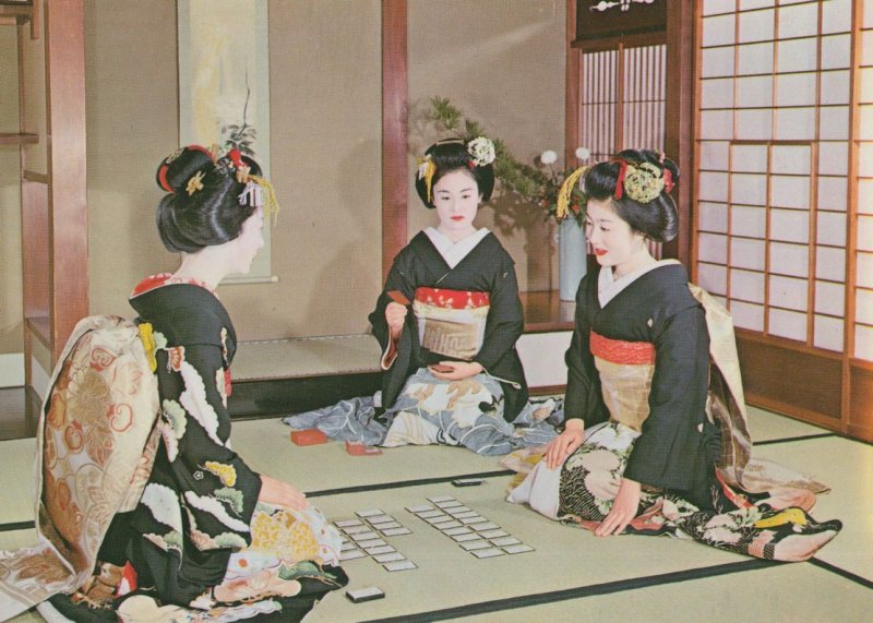 Maiko Playing Cards Japanese Geisha Kyoto Japan Postcard | Asia ...
