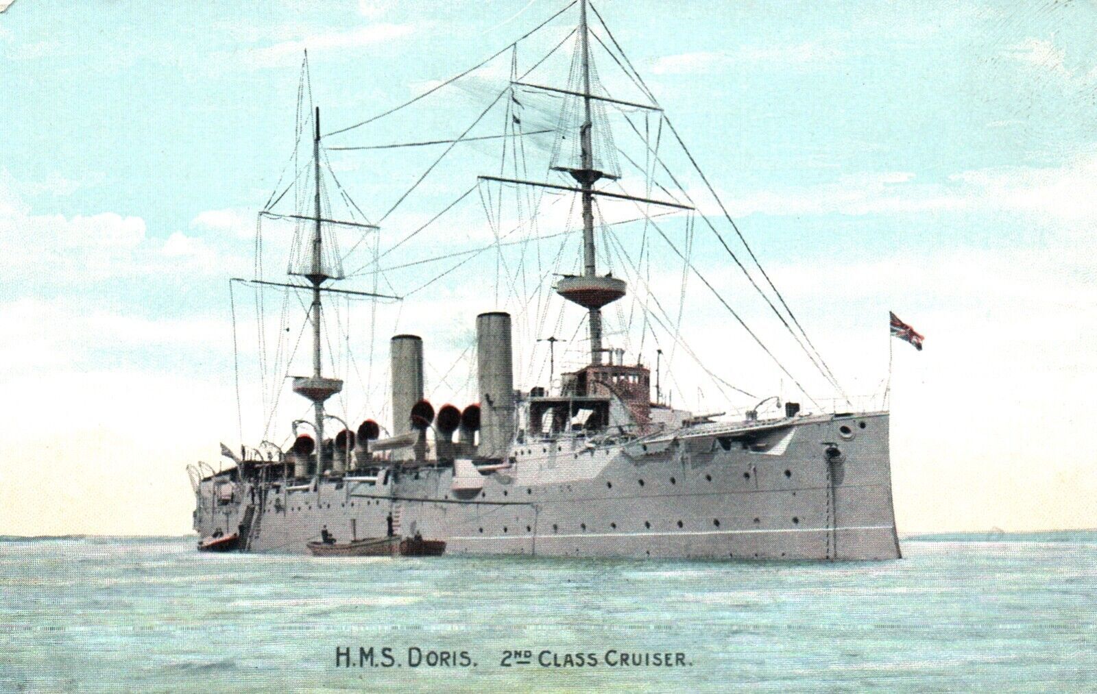 Postcard Royal Navy HMS Doris 2nd class Cruiser | Other / Unsorted ...