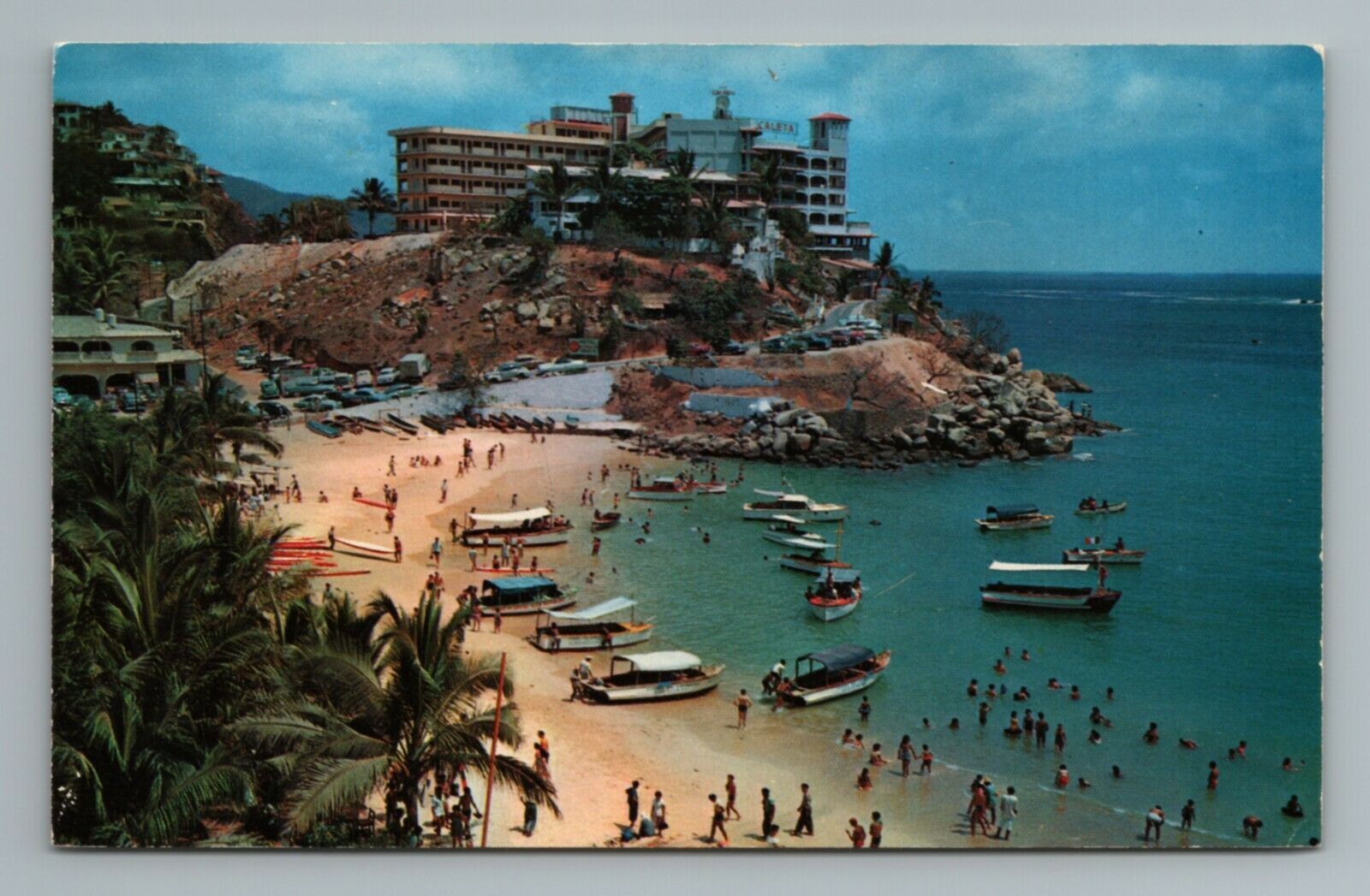 La Playa de Caleta Acapulco Gro Mexico Morning Beach Postcard | Latin ...