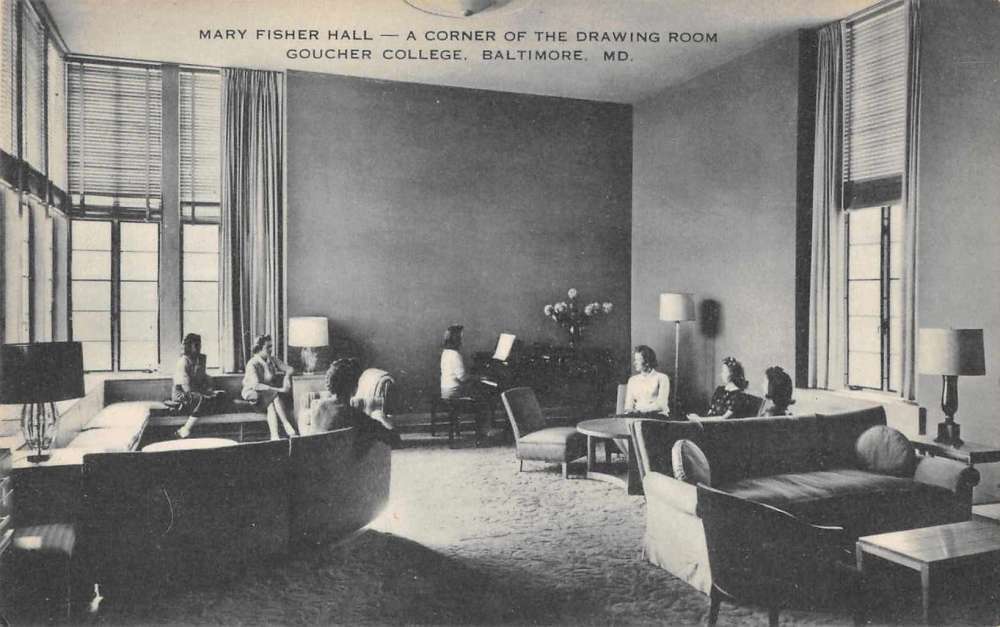 Baltimore Maryland Goucher College Mary Fisher Hall Drawing Room PC ...