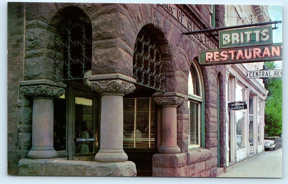 TAZEWELL, Virginia VA ~ Roadside BRITTS RESTAURANT Bus Depot c1960s ...