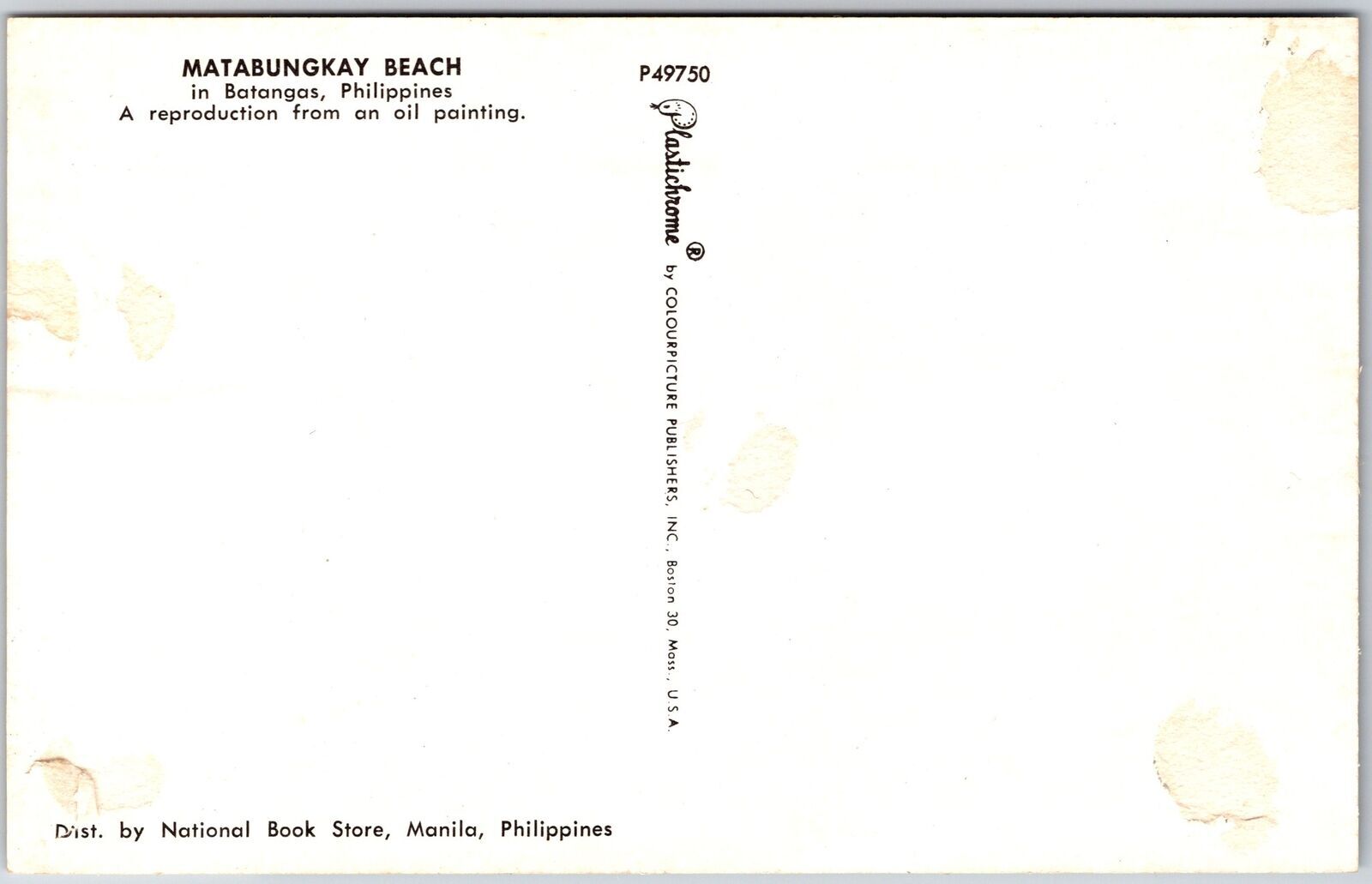 Matabungkay Beach Batangas Philippines Reproduction From Oil Painting ...